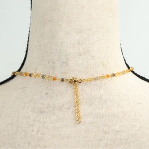 Technibond | Jewelry | Dainty Feminine Multicolor Stone Beaded Necklace ...